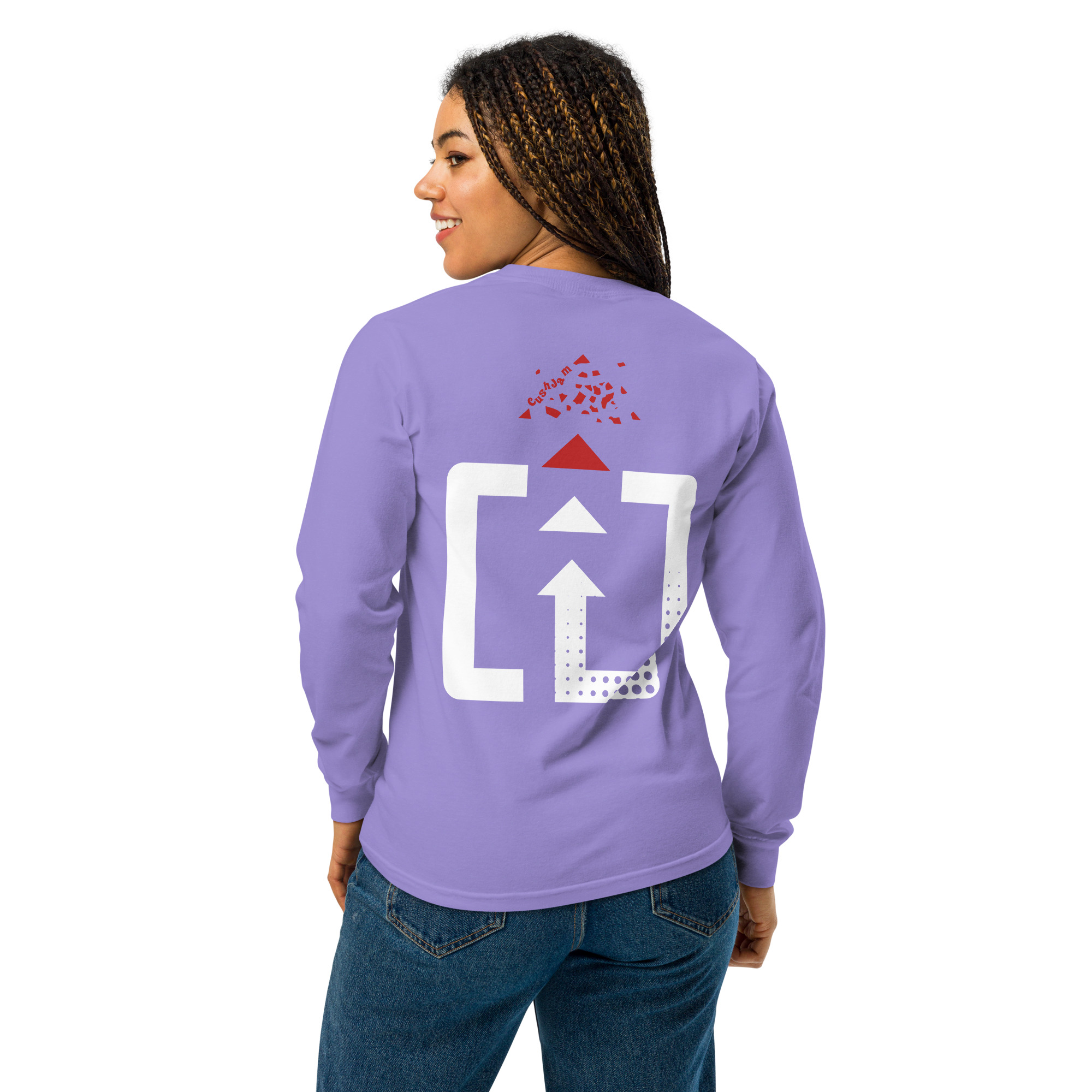 CUSHJAM Breakout Garment Dyed Long-Sleeve Shirt | CushJam Music